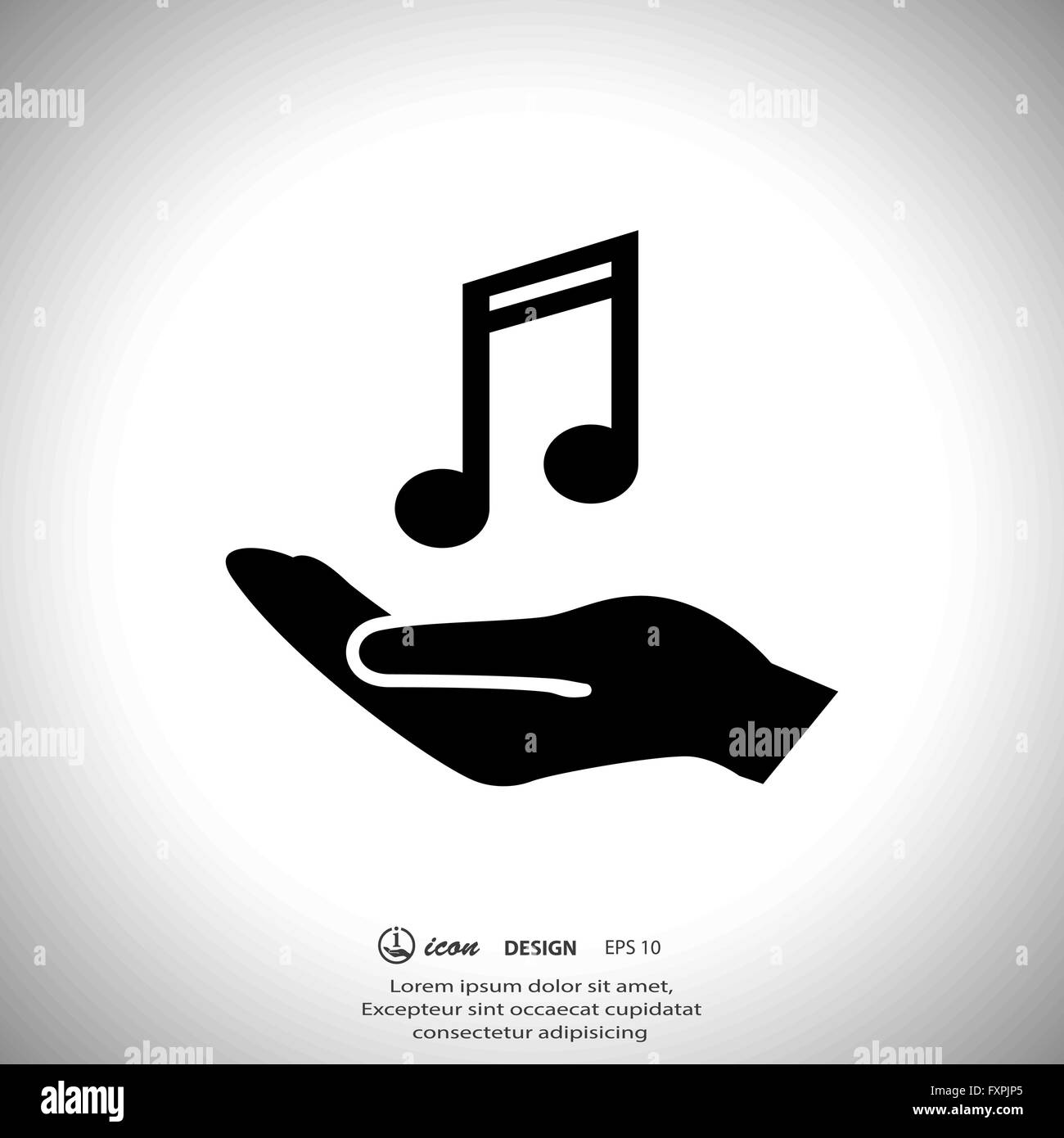 Pictograph of music Stock Vector Image & Art - Alamy
