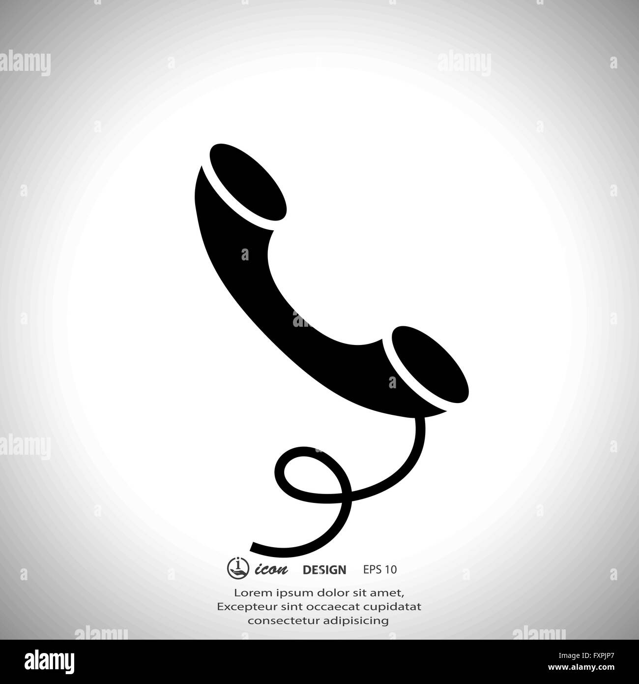 Pictograph of phone Stock Vector Image & Art - Alamy