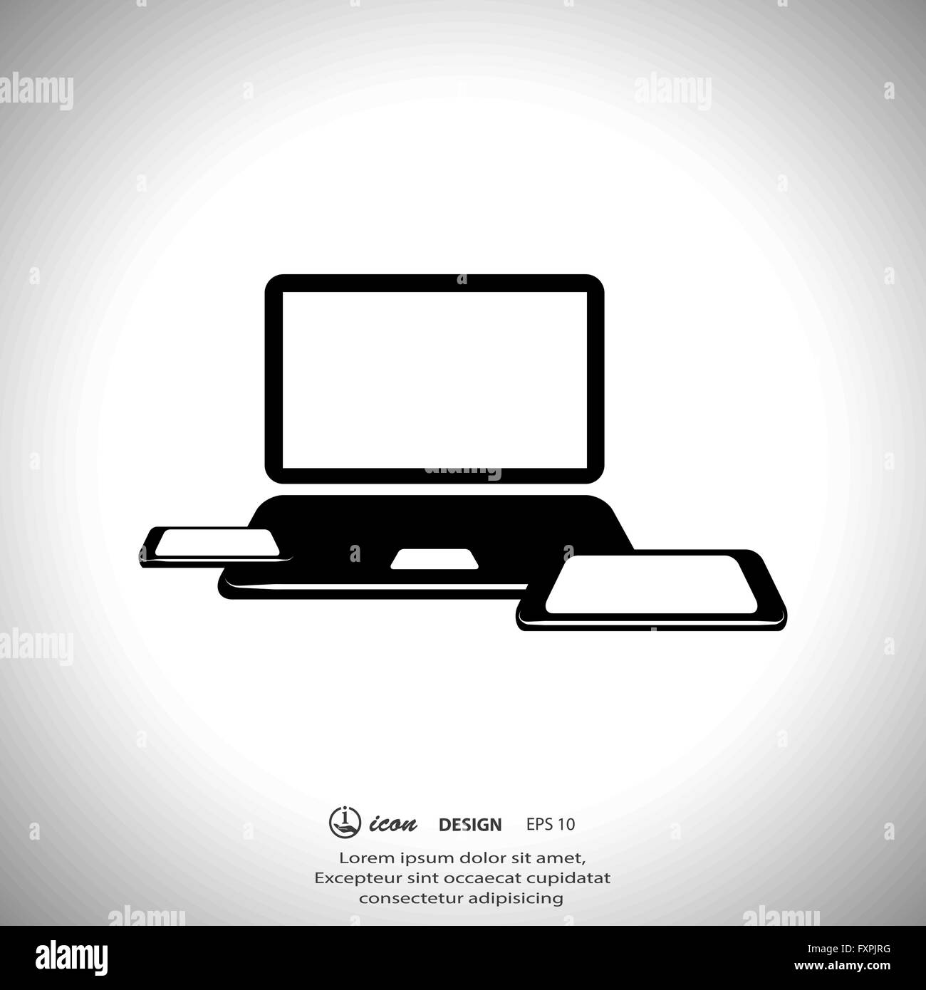 Pictograph of computer Stock Vector Image & Art - Alamy