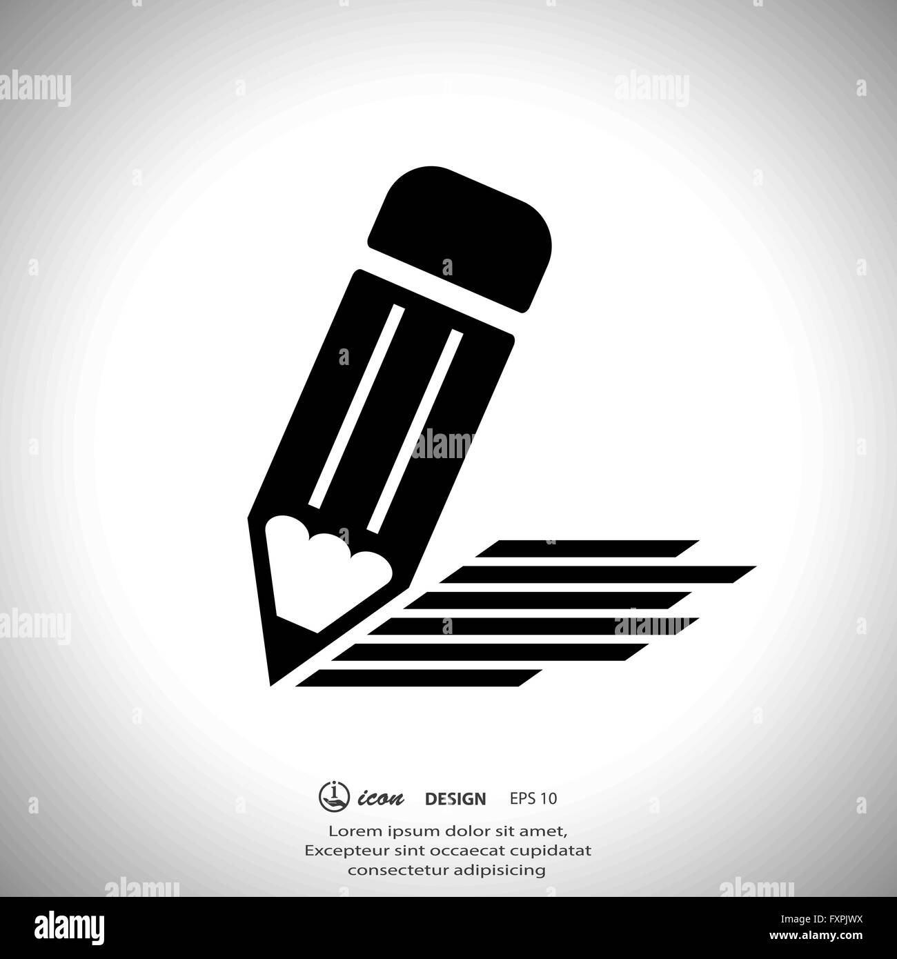 Pictograph of note Stock Vector Image & Art - Alamy