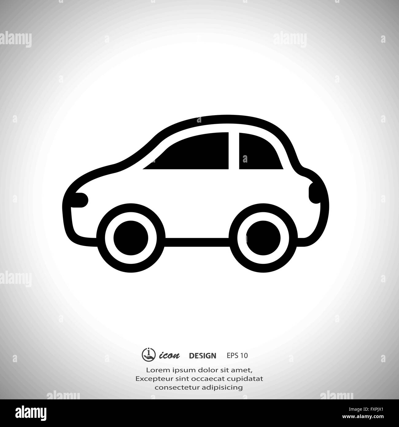 Pictograph of car Stock Vector Image & Art - Alamy