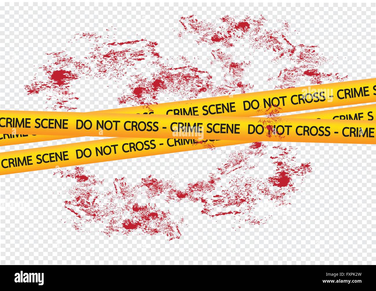 Crime scene danger tapes illustration Stock Vector Image & Art - Alamy