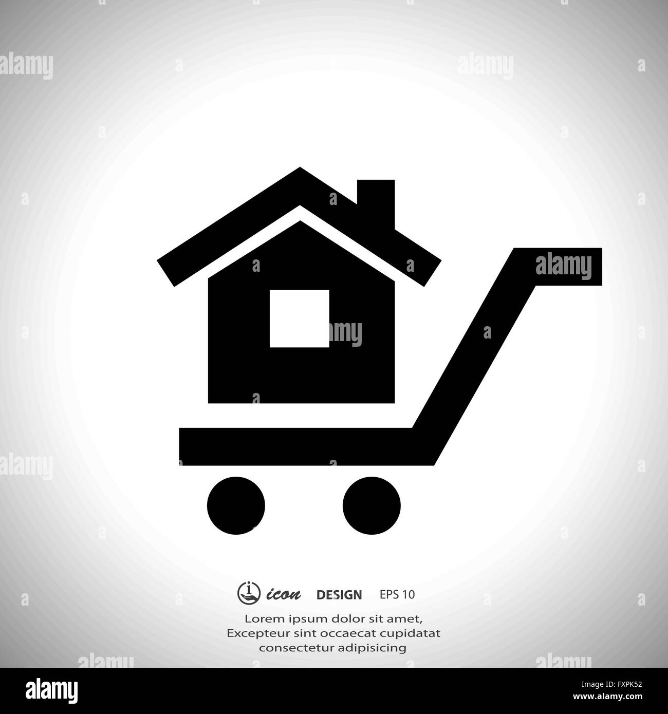 Pictograph of home Stock Vector Image & Art - Alamy