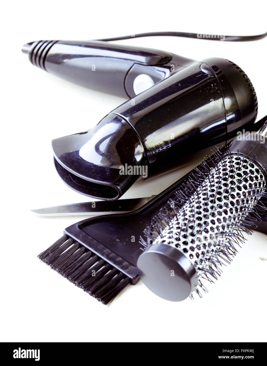 Salon hair dryers hi-res stock photography and images - Alamy