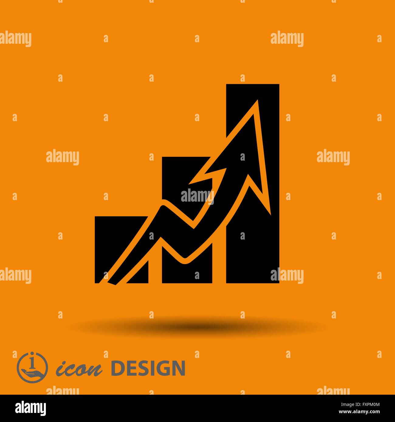 Pictograph of graph Stock Vector Image & Art - Alamy