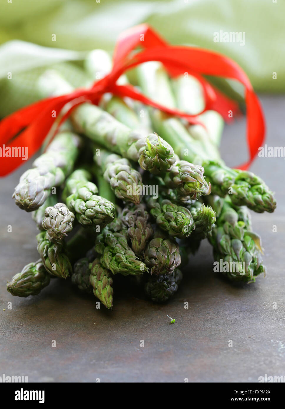 Fresh raw green asparagus, spring vegetables Stock Photo - Alamy