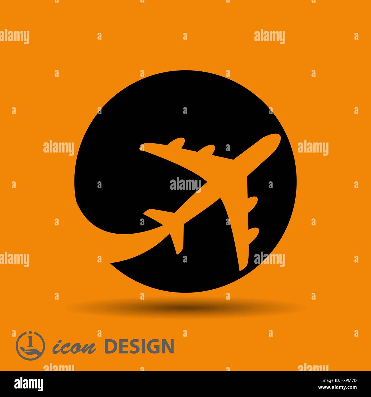 Pictograph of airplane Stock Vector Image & Art - Alamy
