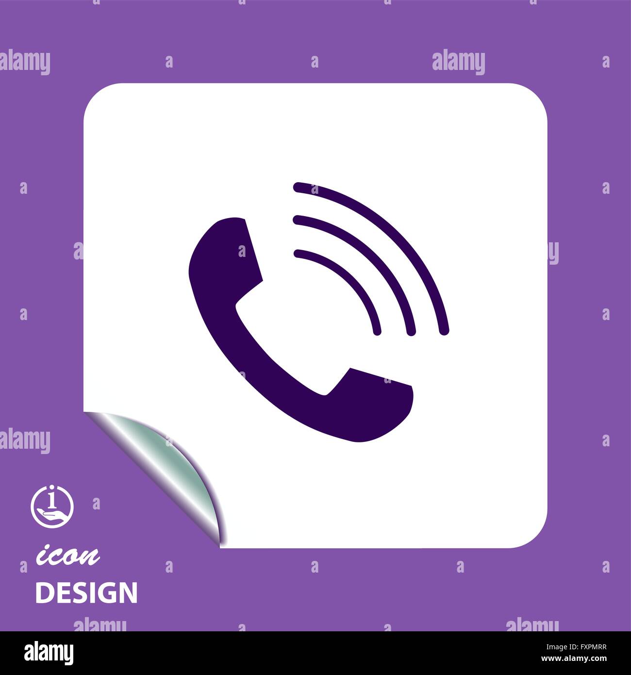 Pictograph of phone Stock Vector Image & Art - Alamy