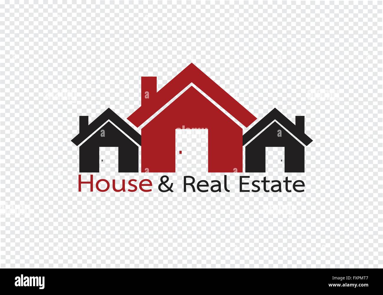 House icon and Real Estate Building abstract design Stock Vector Image ...