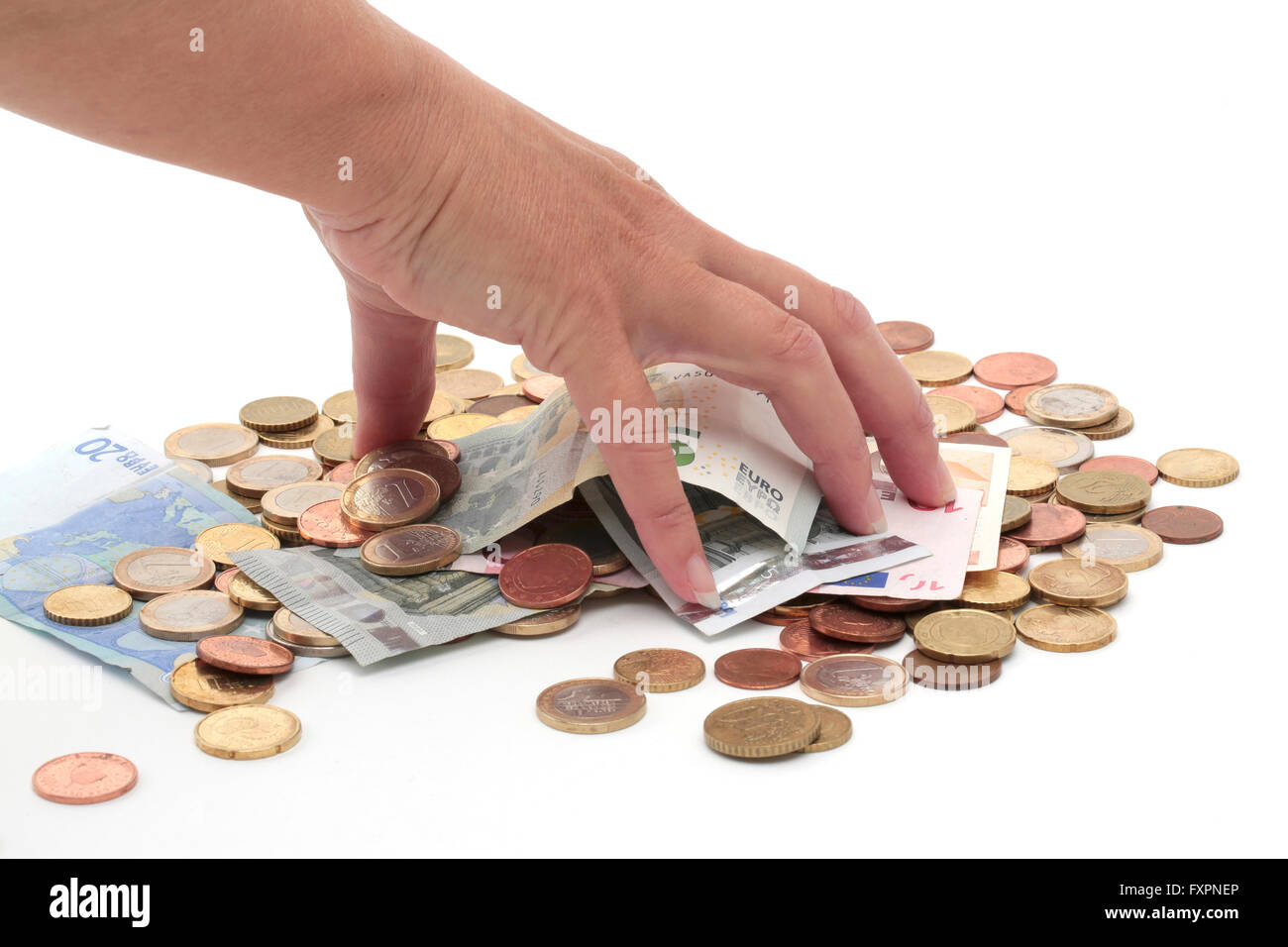 Money grabbing hi-res stock photography and images - Alamy
