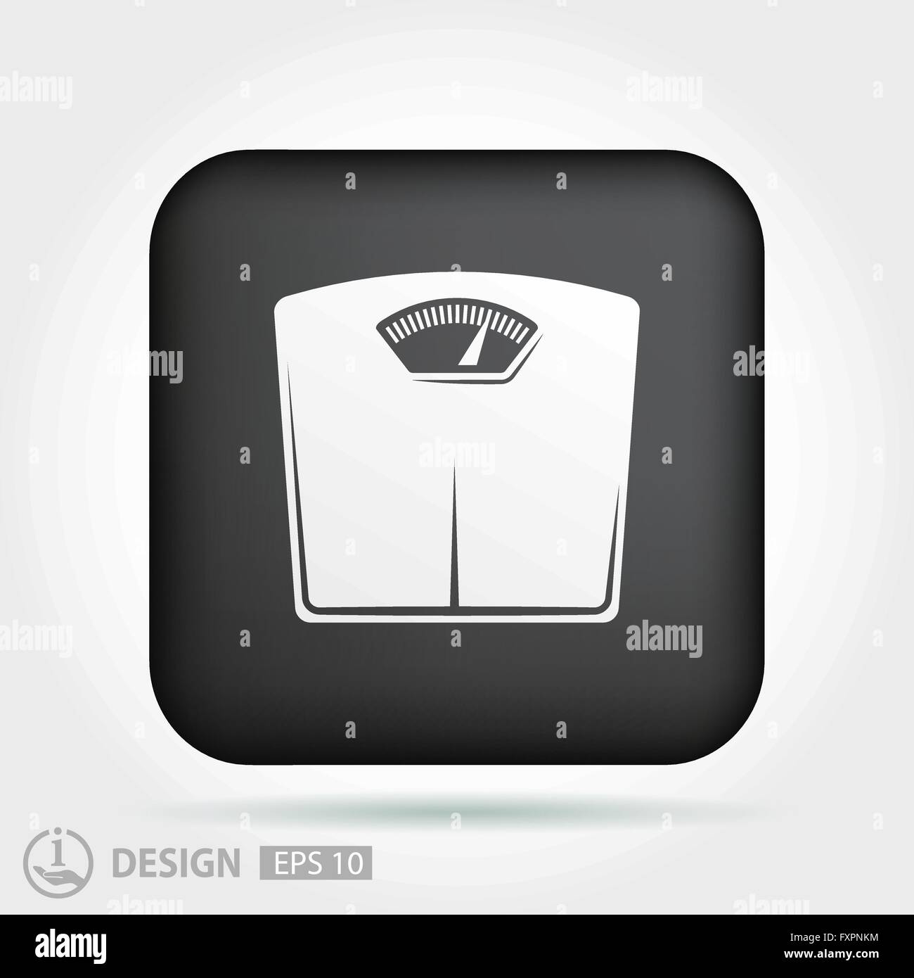 bathroom scale icon Stock Vector Image & Art - Alamy