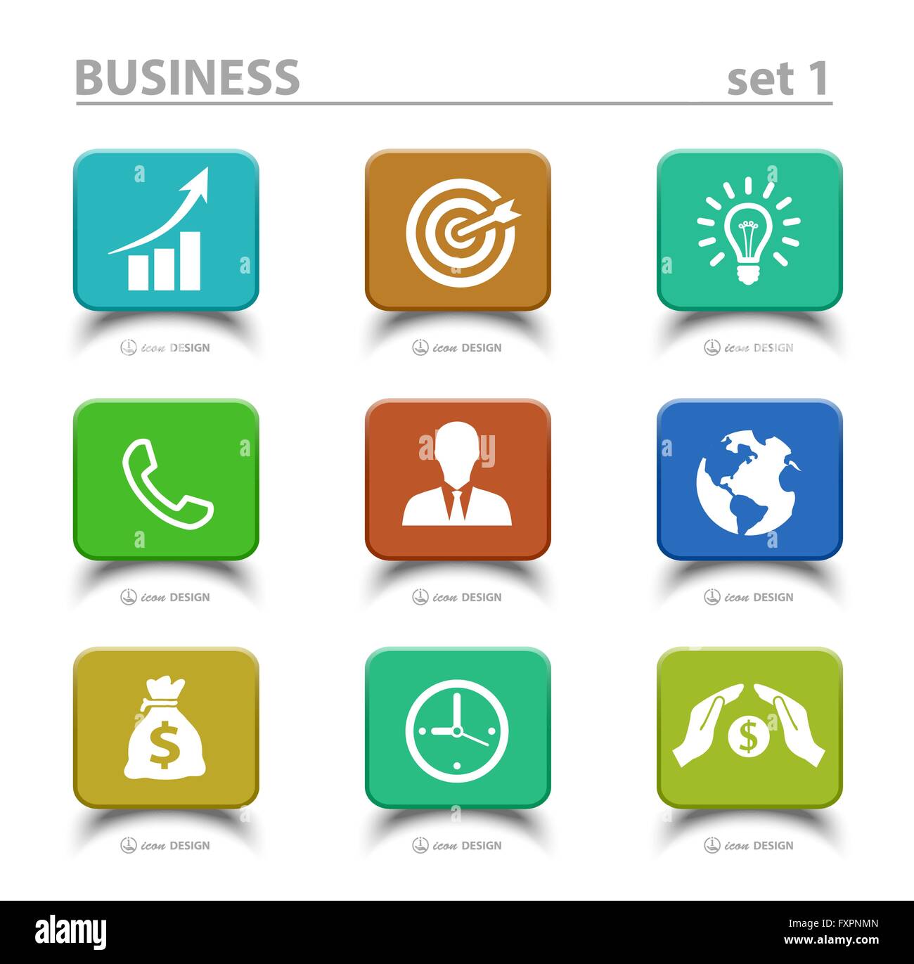 Businessman money chart clock Stock Vector Images - Alamy