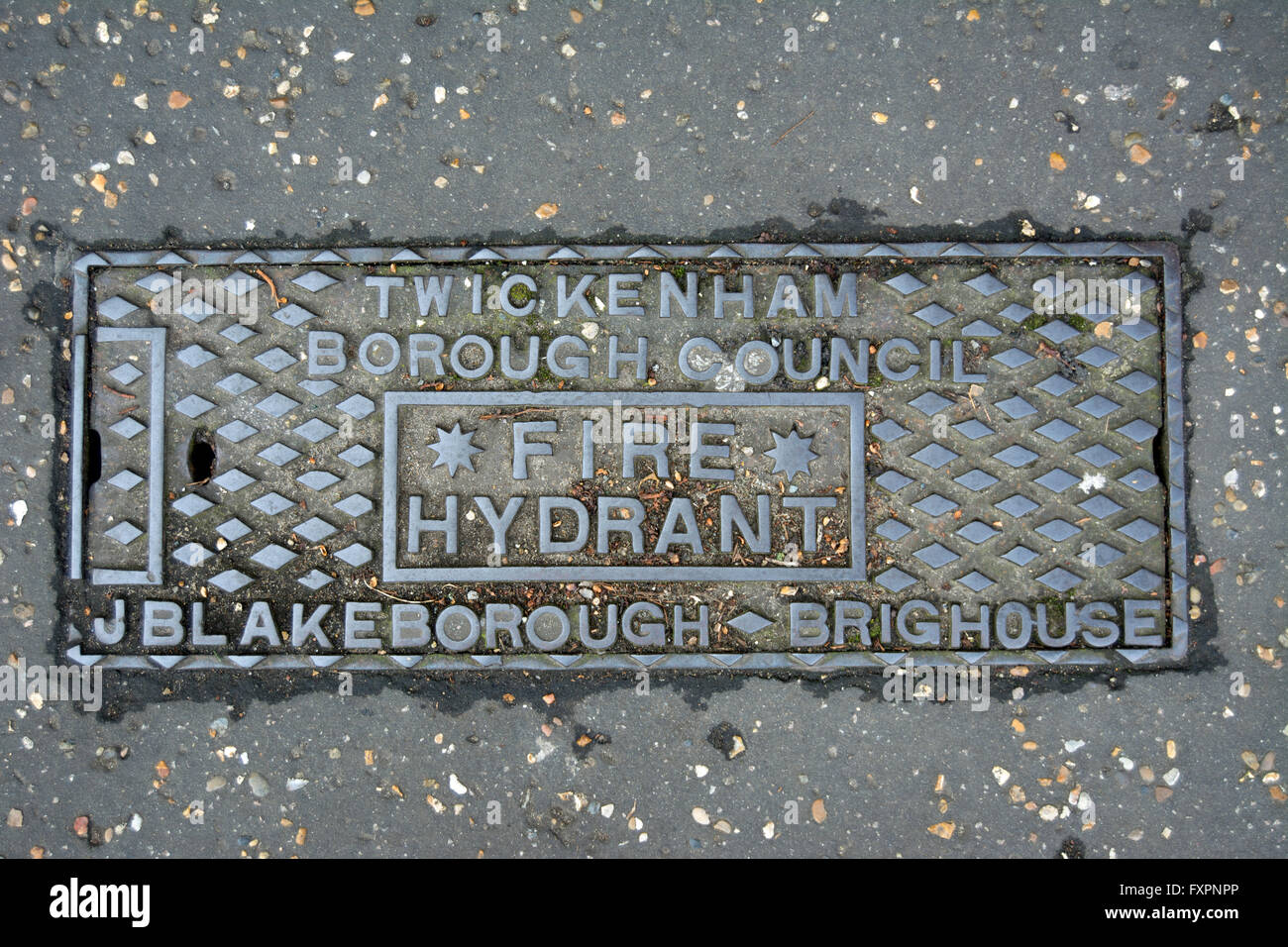pavement fire hydrant cover made by j blakeborough, twickenham ...