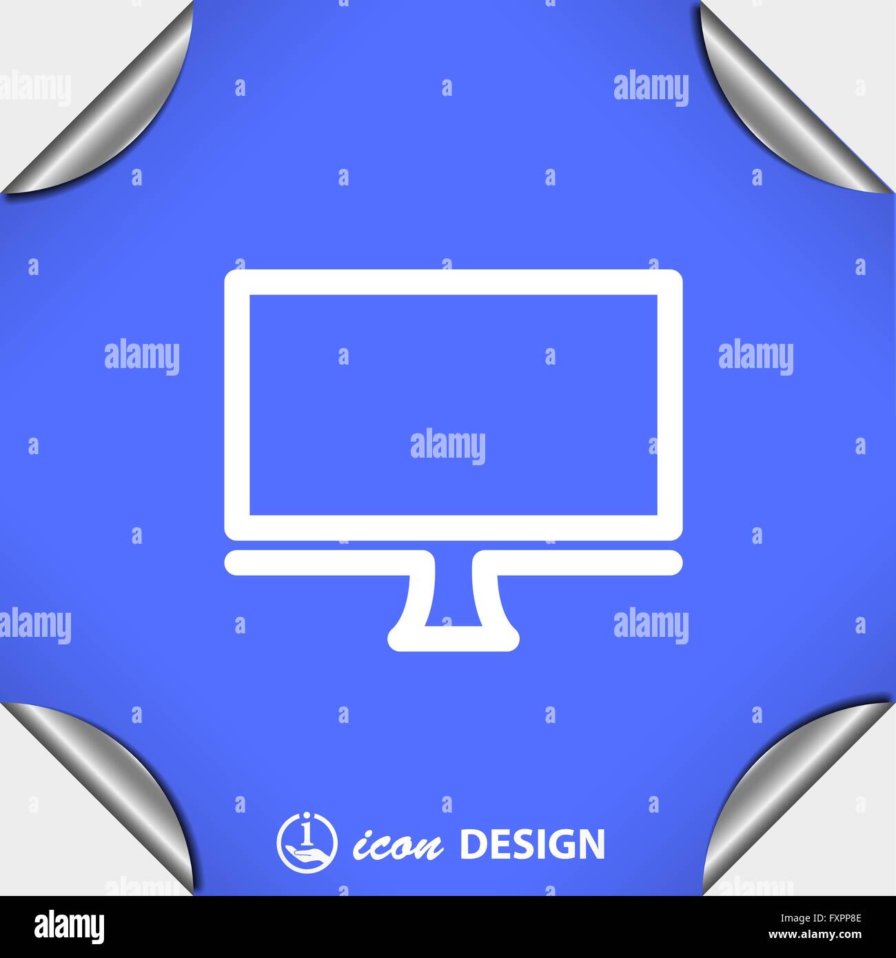 Pictograph of computer Stock Vector Image & Art - Alamy