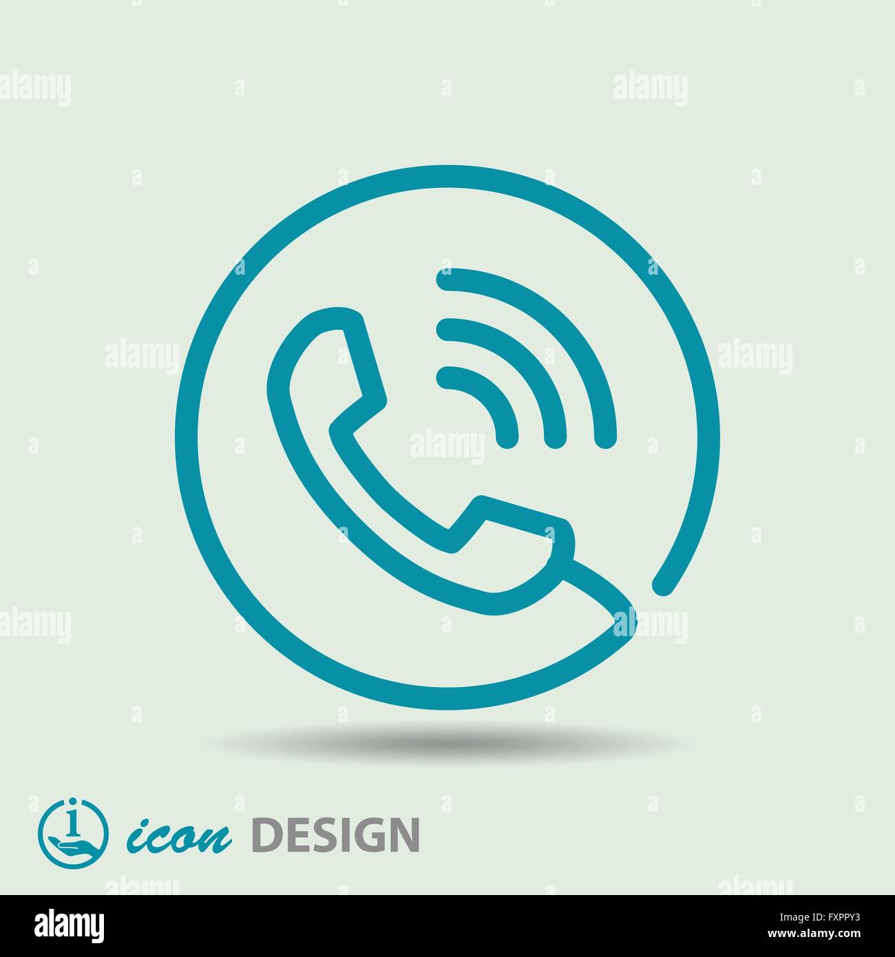 Pictograph of phone Stock Vector Image & Art - Alamy