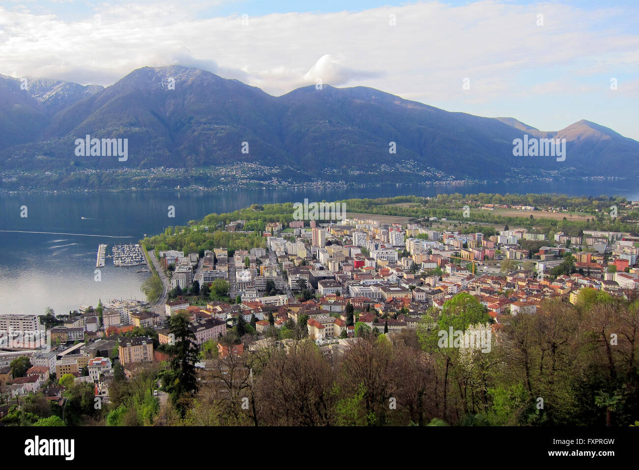 Switzerland, Canton Ticino, Locarno, Landscape Stock Photo - Alamy