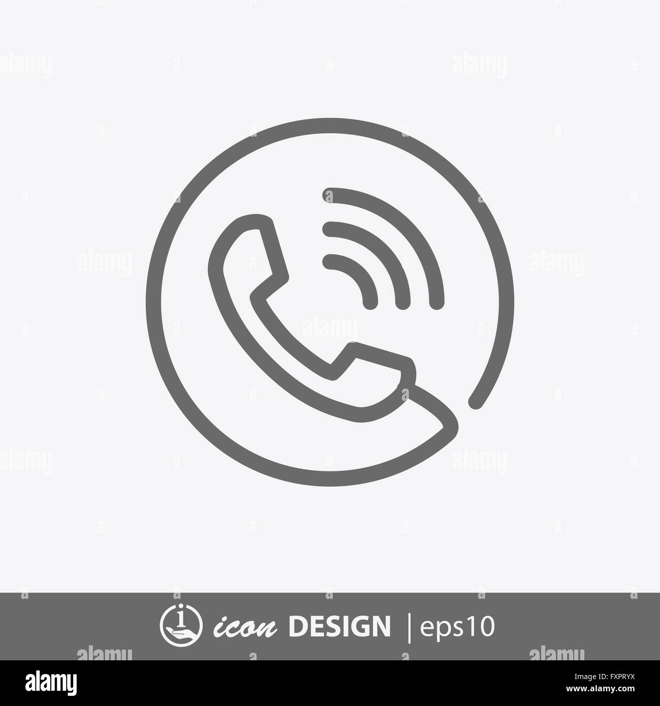 Pictograph of phone Stock Vector Image & Art - Alamy