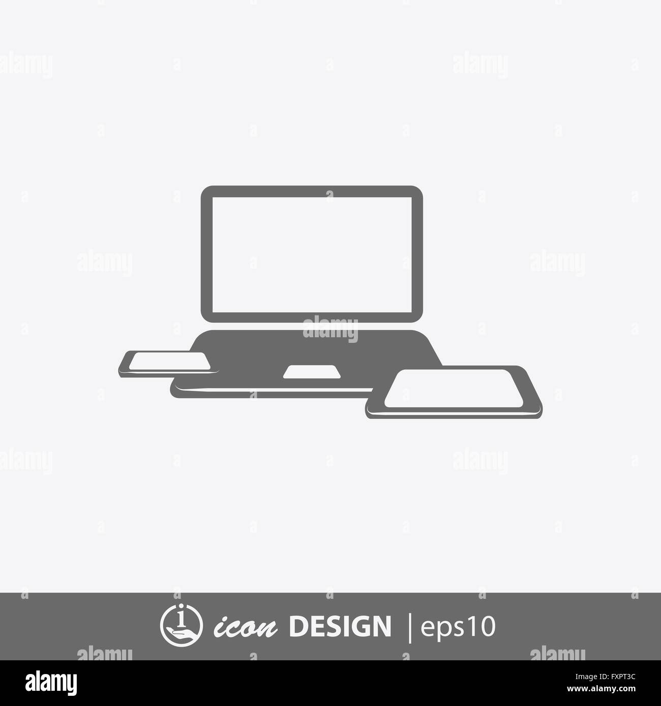 Pictograph of computer Stock Vector Image & Art - Alamy