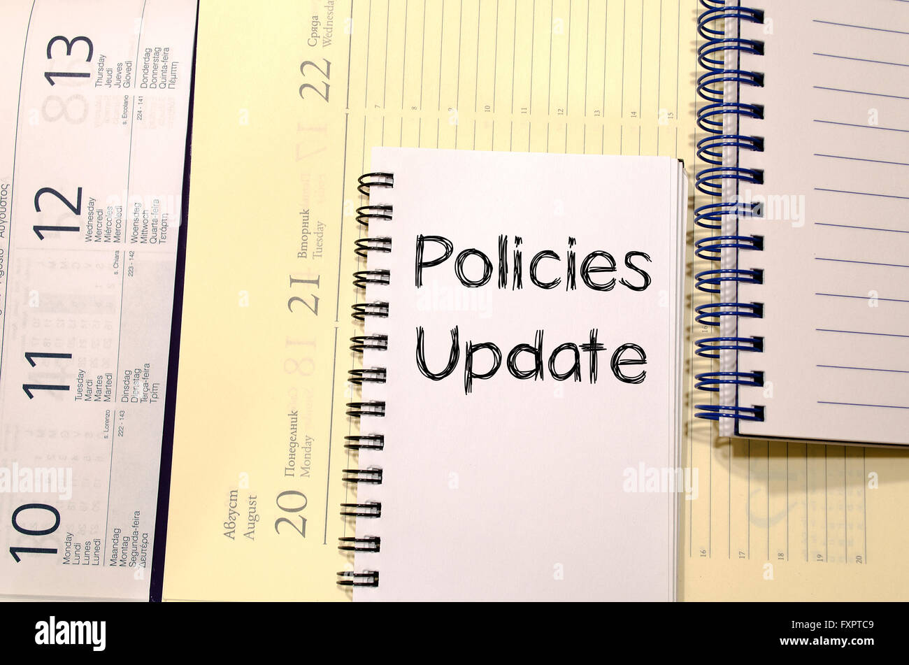 Policies update text concept write on notebook Stock Photo - Alamy Policies update text concept write on notebook Stock Photo - Alamy