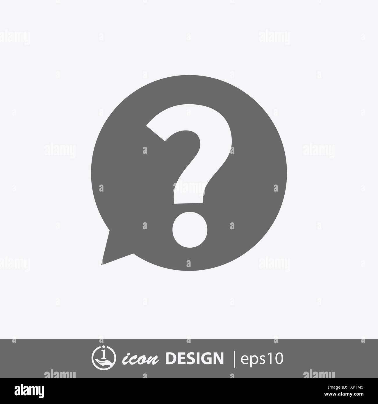 Pictograph of question mark Stock Vector Image & Art - Alamy