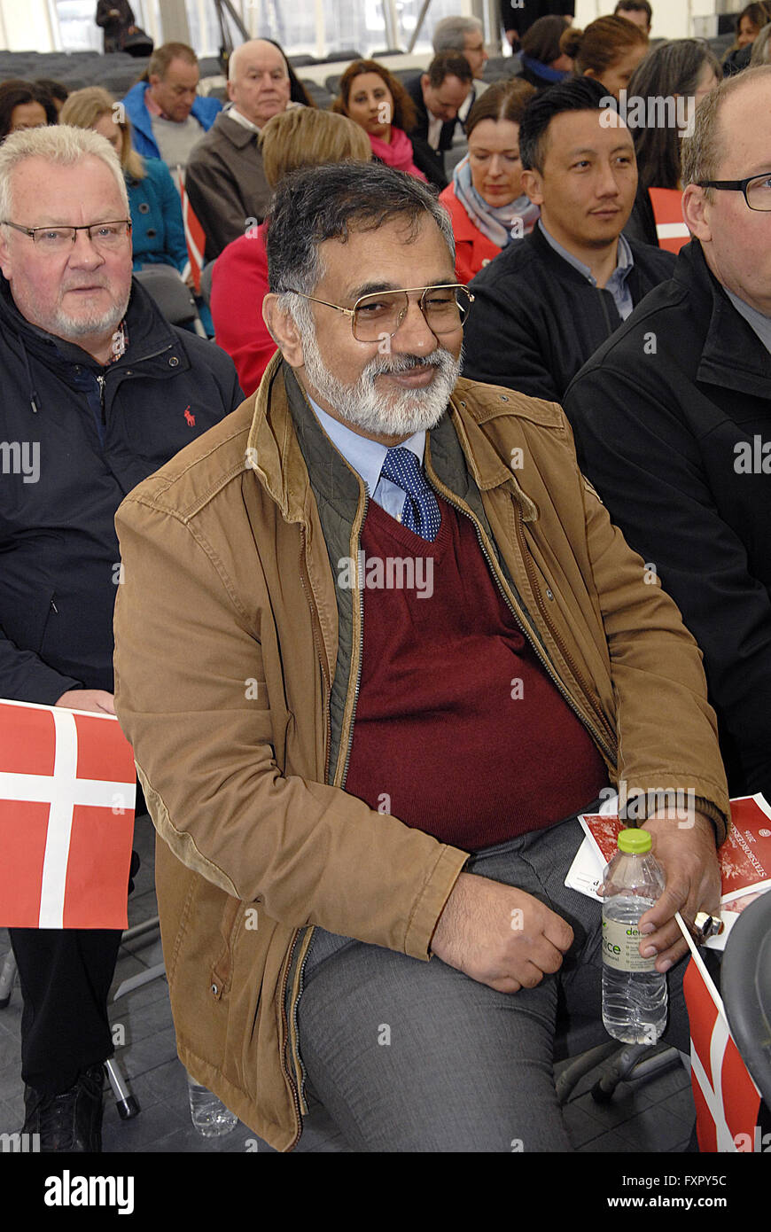 Copenhagen, Denmark. 17th April, 2016. Syed Tauqir Hassan Bokari from ...