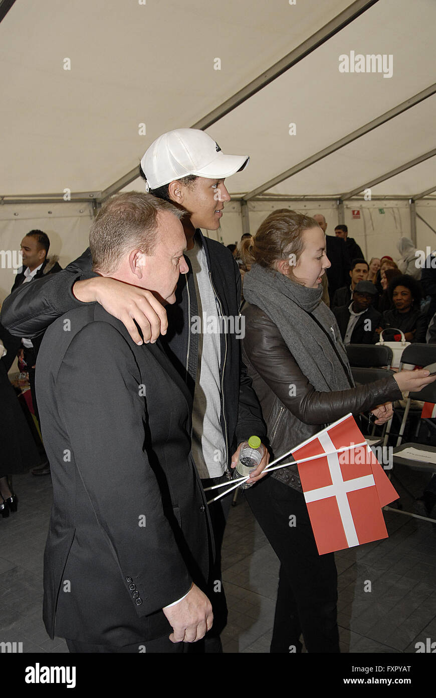 Copenhagen, Denmark. 17th April, 2016. Citizenship celebration feast ...