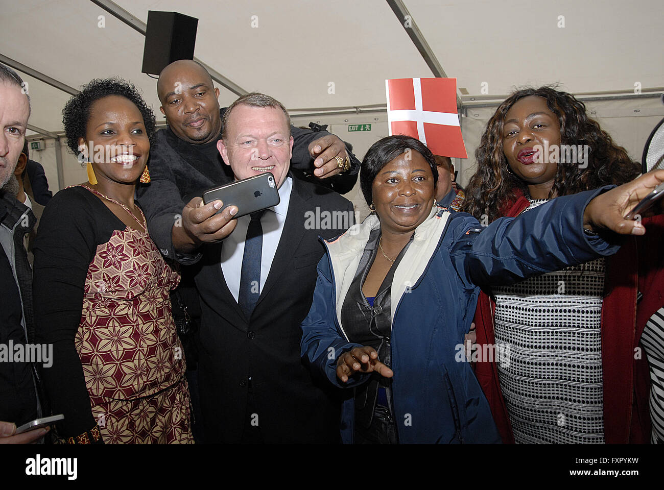 Copenhagen, Denmark. 17th April, 2016. Citizenship celebration feast ...