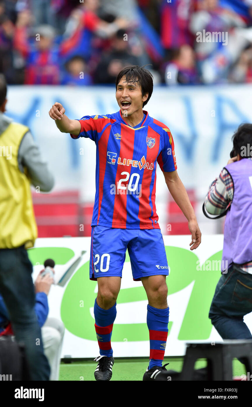 Ajinomoto Stadium, Tokyo, Japan. 16th Apr, 2016. Ryoichi Maeda (FC Tokyo), APRIL 16, 2016 ...