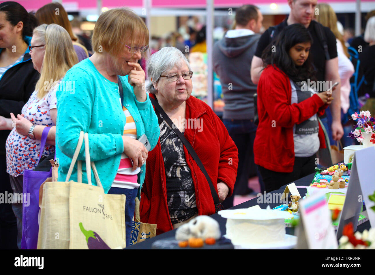 North London, UK. 17th April, 2016. The Cake International, held at ...