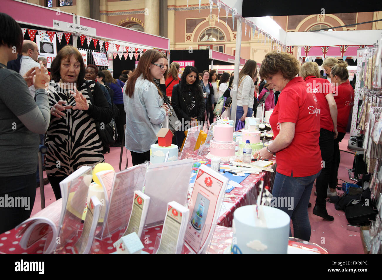 North London, UK. 17th April, 2016. The Cake International, held at ...