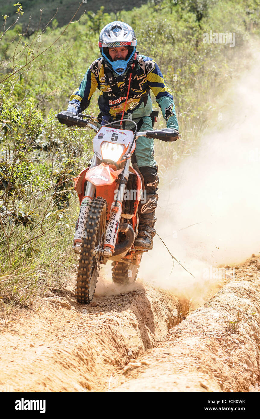 New Lima, Brazil. 17th April, 2016. RED BULL RIDERS MINES HARD ENDURO ...