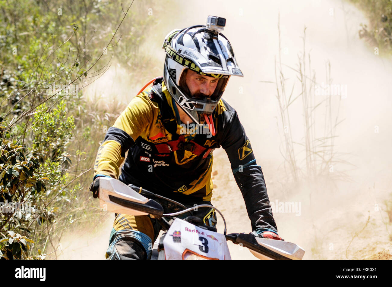 New Lima, Brazil. 17th April, 2016. RED BULL RIDERS MINES HARD ENDURO ...