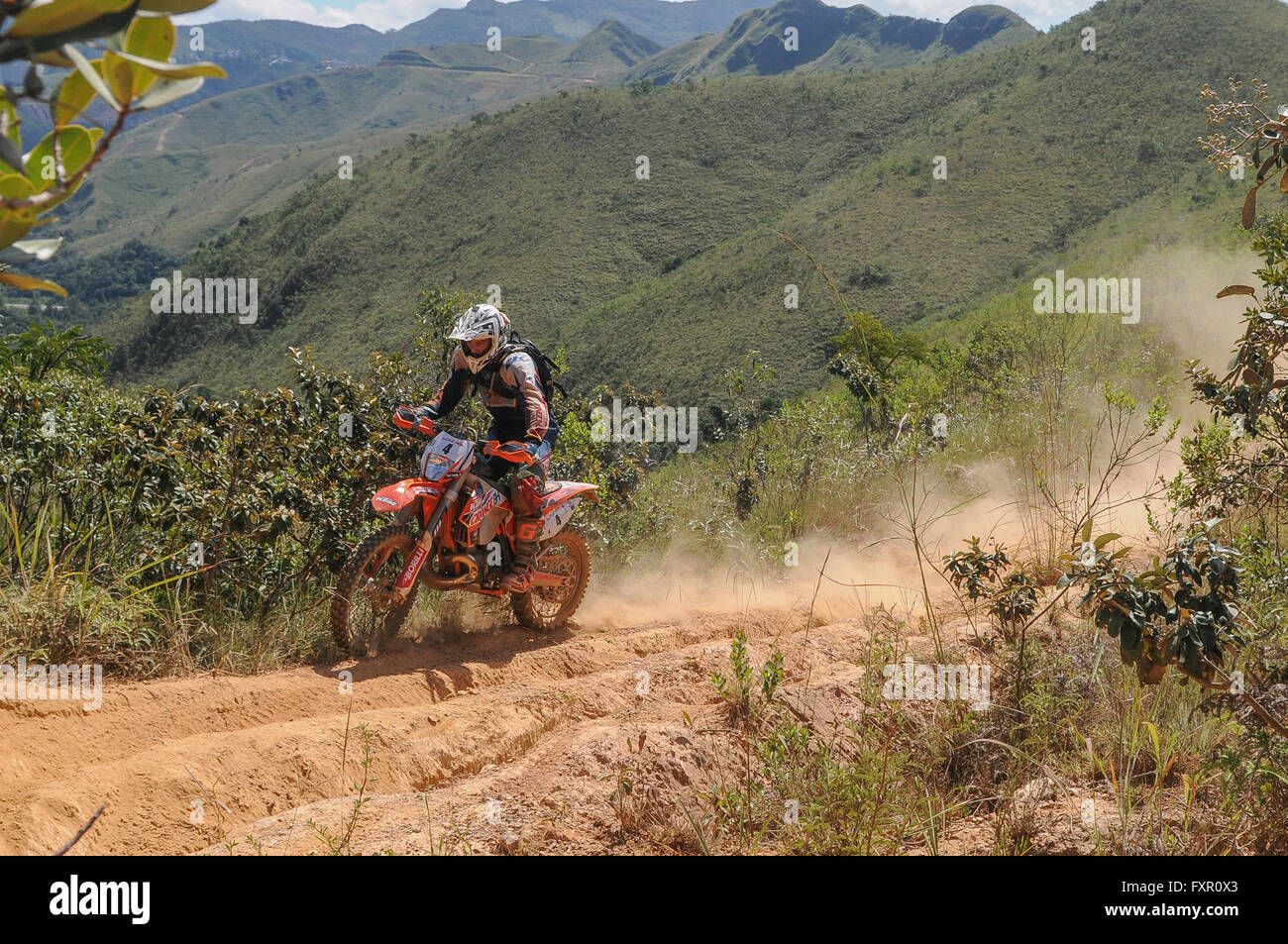 New Lima, Brazil. 17th April, 2016. RED BULL RIDERS MINES HARD ENDURO ...