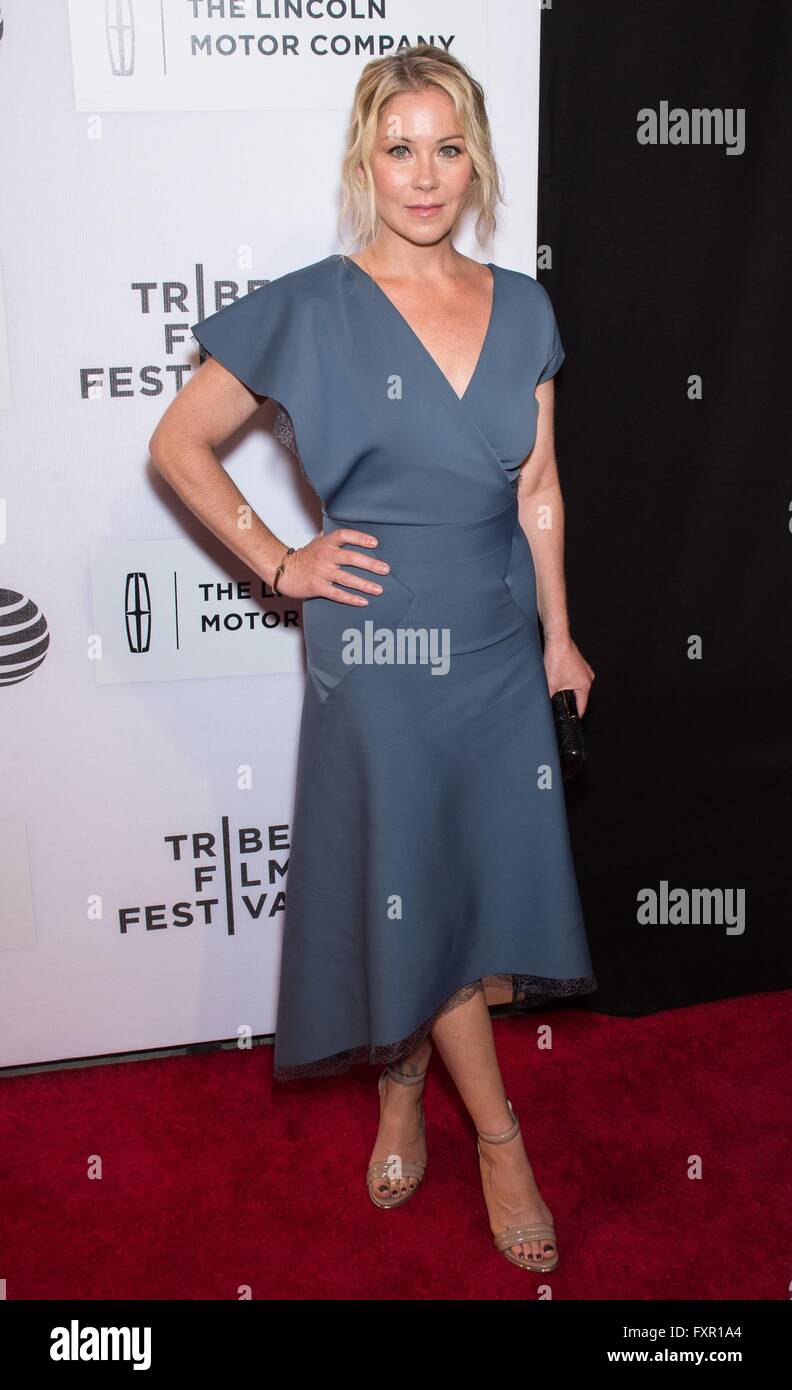 New York, NY, USA. 16th Apr, 2016. Christina Applegate at arrivals for ...