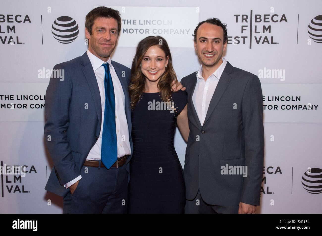 New York, NY, USA. 16th Apr, 2016. Steve Nowicki, Morgan White, Joey ...