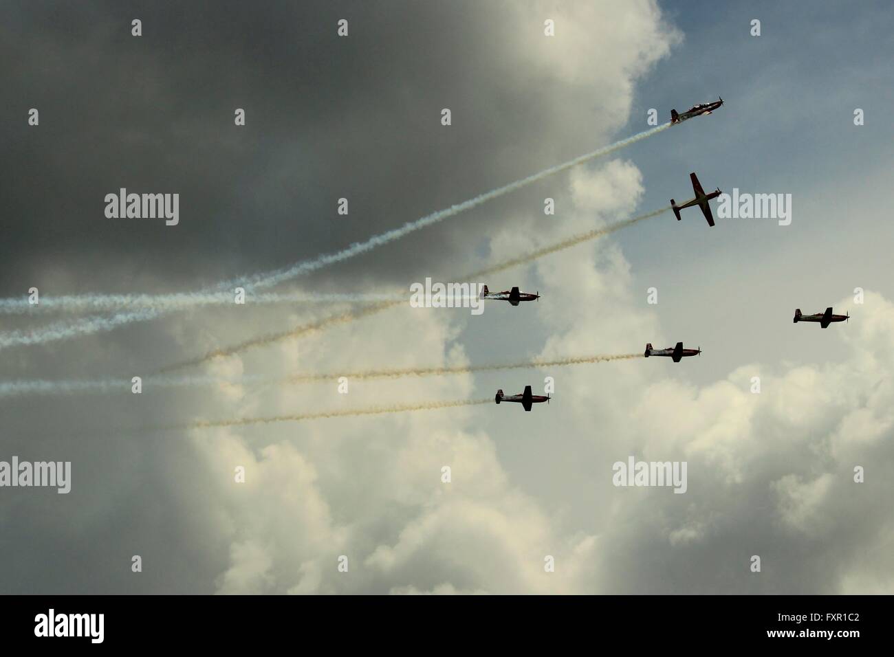 East Jakarta, Indonesia. 17th Apr, 2016. Jupiter Aerobatic Team from ...