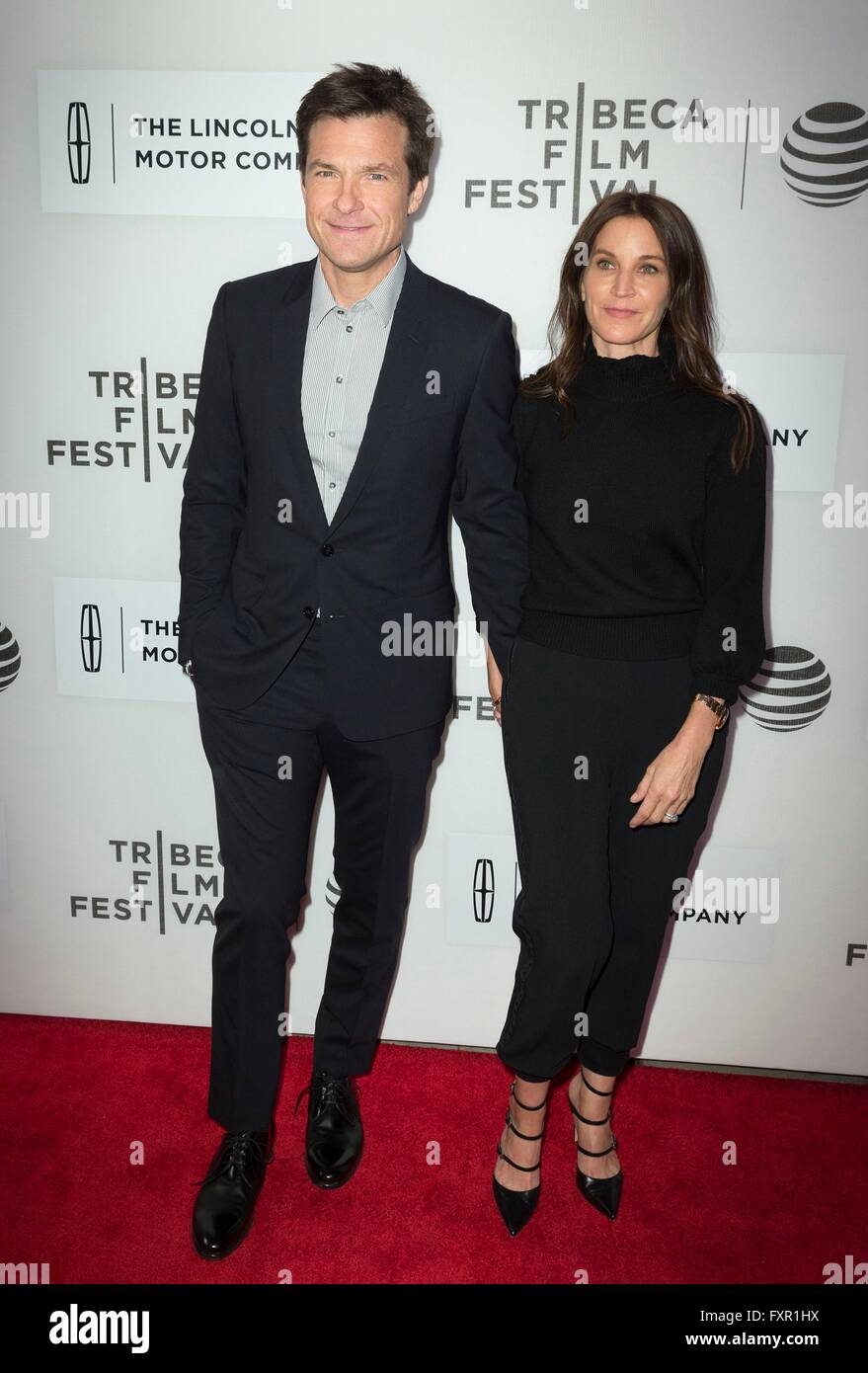 New York, NY, USA. 16th Apr, 2016. Jason Bateman, Amanda Bateman at ...