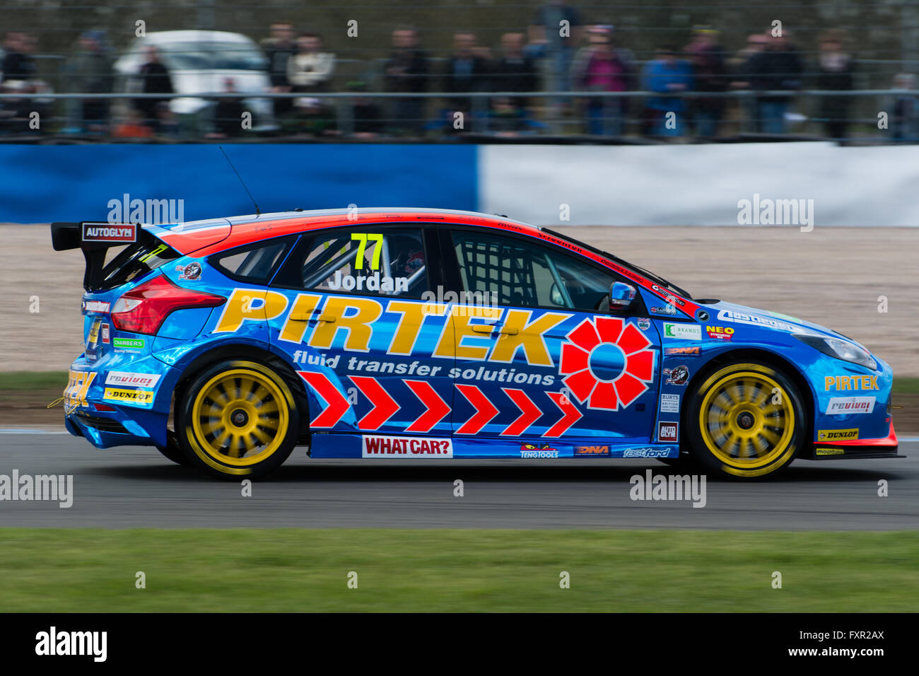 Castle Donington, Derby, UK. 17th April, 2016. BTCC racing driver ...