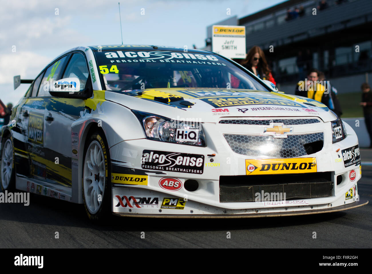 Castle Donington, Derby, UK. 17th April, 2016. BTCC racing driver ...