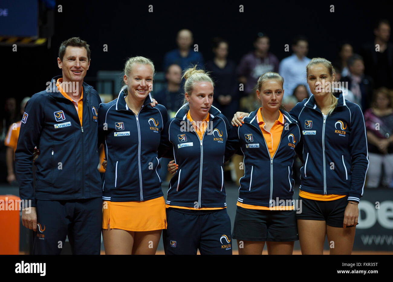Arena Loire, TrŽlazŽ, France, 16 April, 2016, Semifinal FedCup, France ...