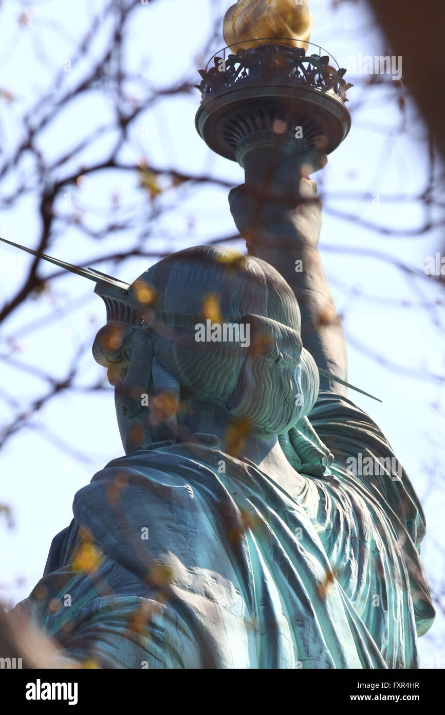 New York, USA. 11th Apr, 2016. Statue of Liberty in New York City a ...