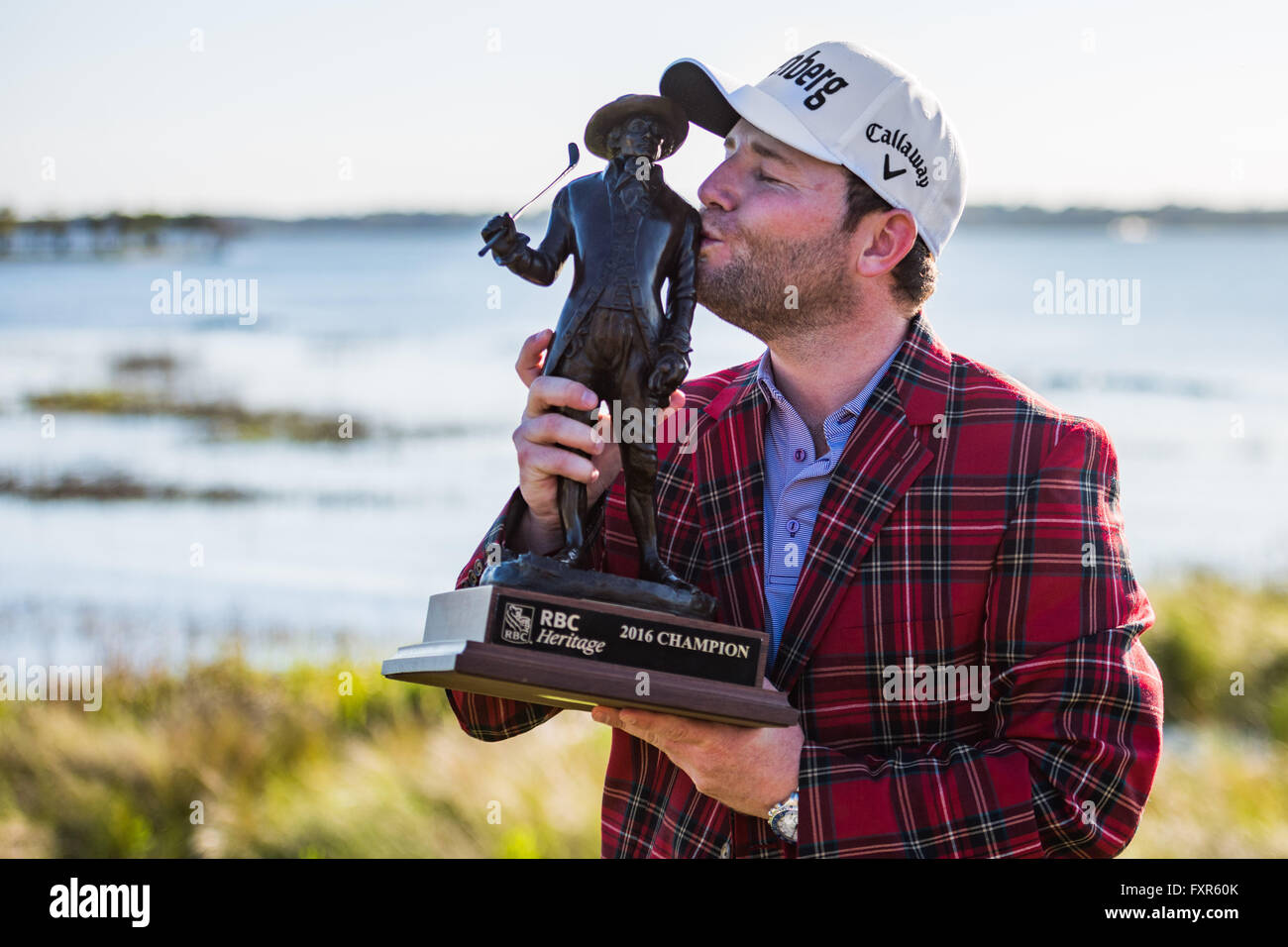 Hilton Head, South Carolina, USA. 17th April, 2016. Golfer Branden ...