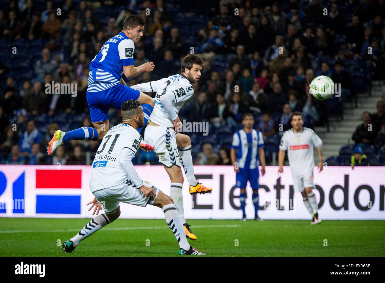 Porto, Portugal. 17th Apr, 2016. FC Porto's player André Silva in ...