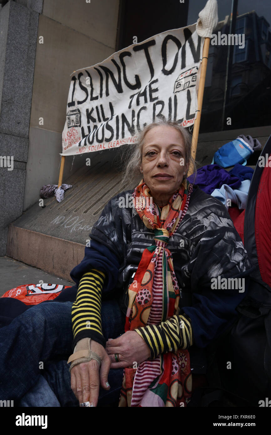 London,England,UK : 17th April 2016 : A Austria Migrants Homelessness ...