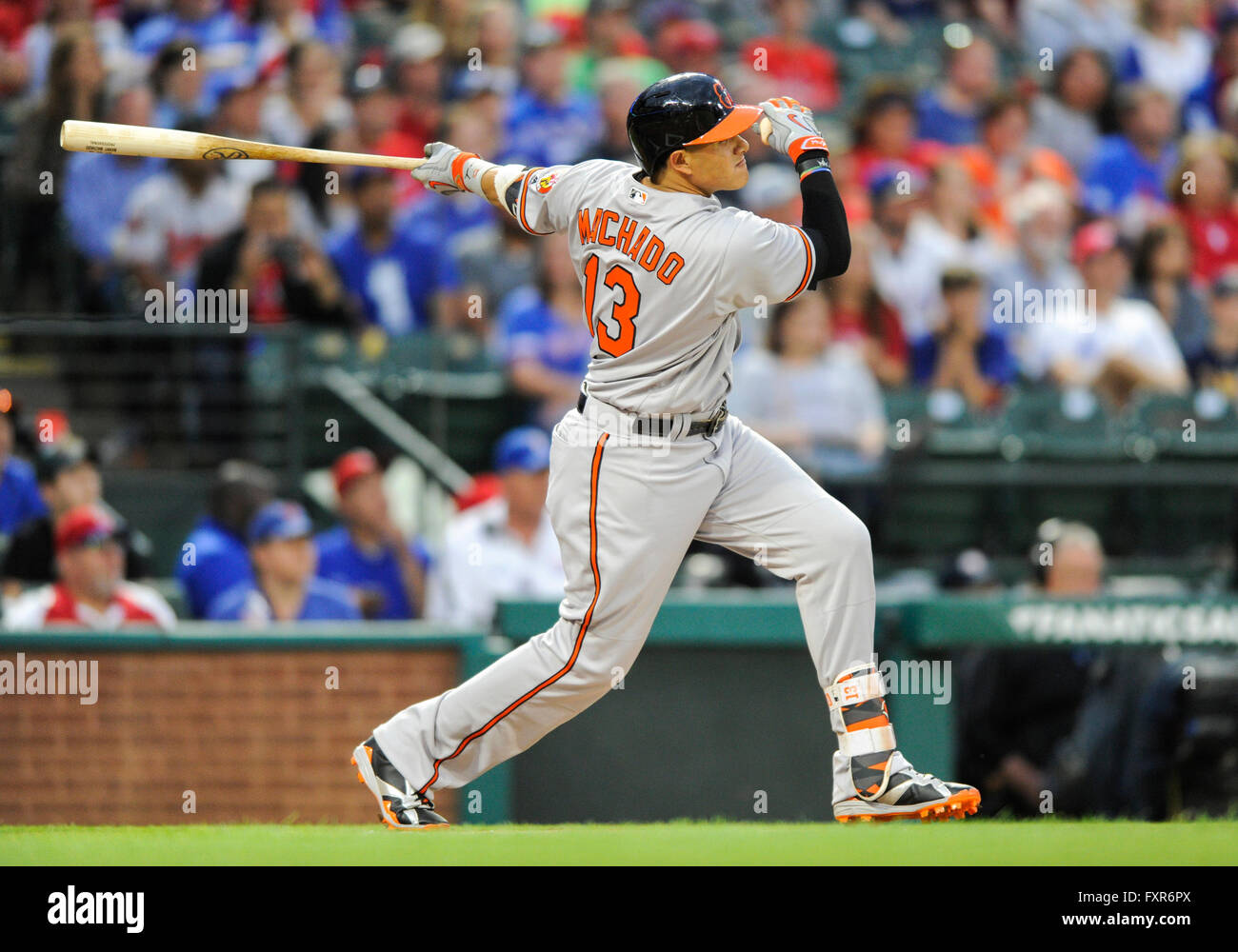 Apr 16, 2016: Baltimore Orioles third baseman Manny Machado #13 during ...