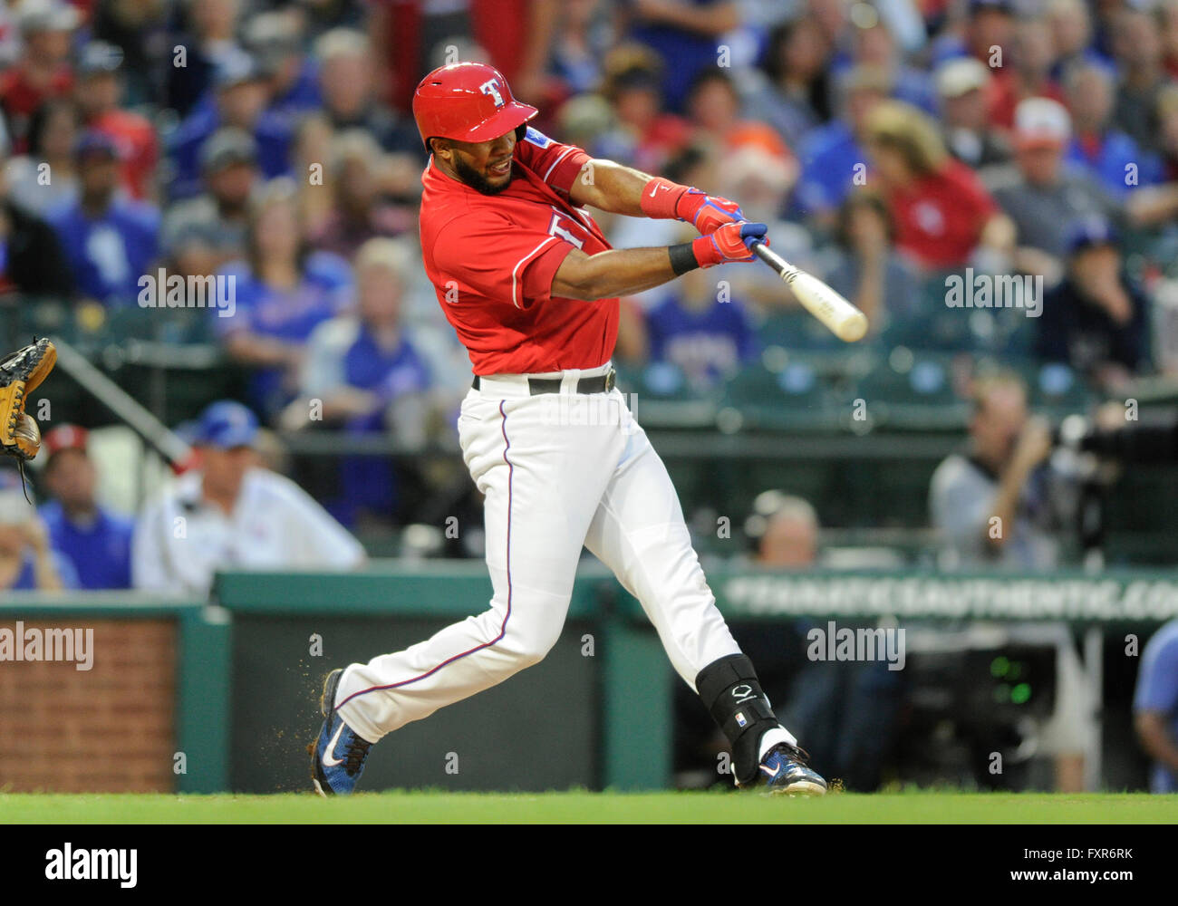 Apr 16, 2016: Texas Rangers shortstop Elvis Andrus #1 during an MLB ...