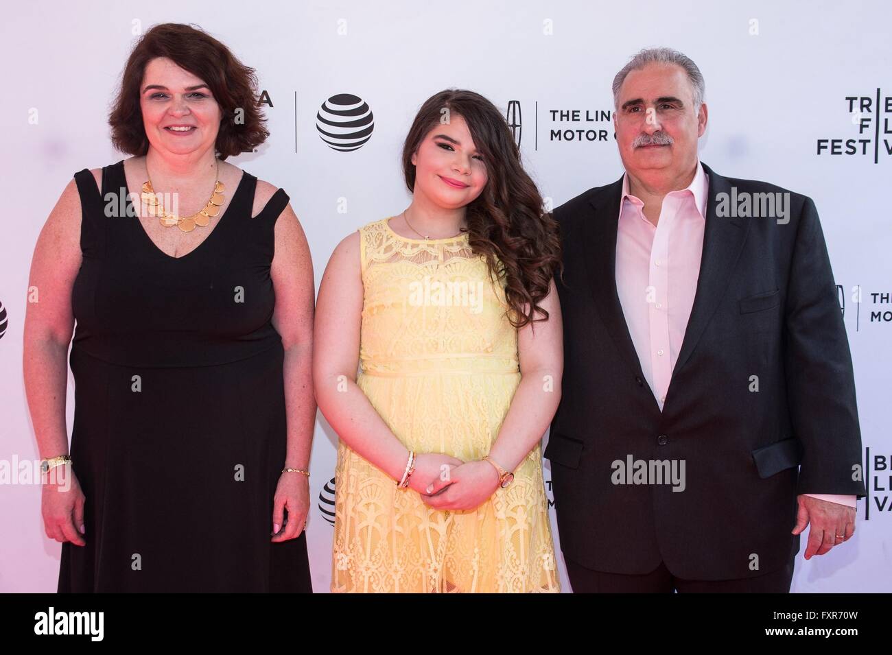 New York, NY, USA. 17th Apr, 2016. Diane Vertucci, Sammy Vertucci, Tom ...