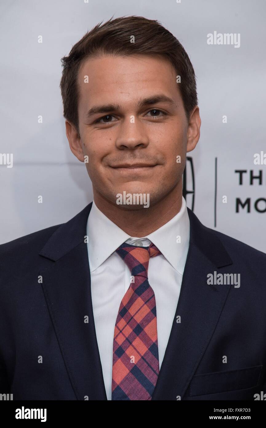 New York, NY, USA. 17th Apr, 2016. Johnny Simmons at arrivals for THE ...