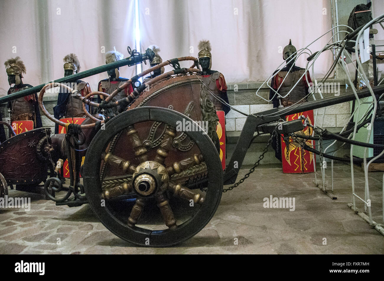 Rome, Italy. 17th Apr, 2016. Medieval commemoration at the Exhibition ...