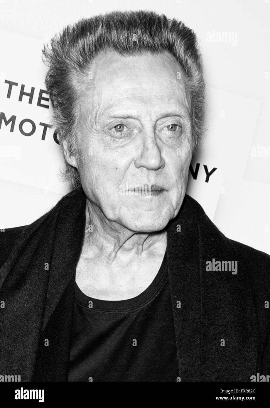 New York City, USA - April 16, 2016: Actor Christopher Walken attends ...